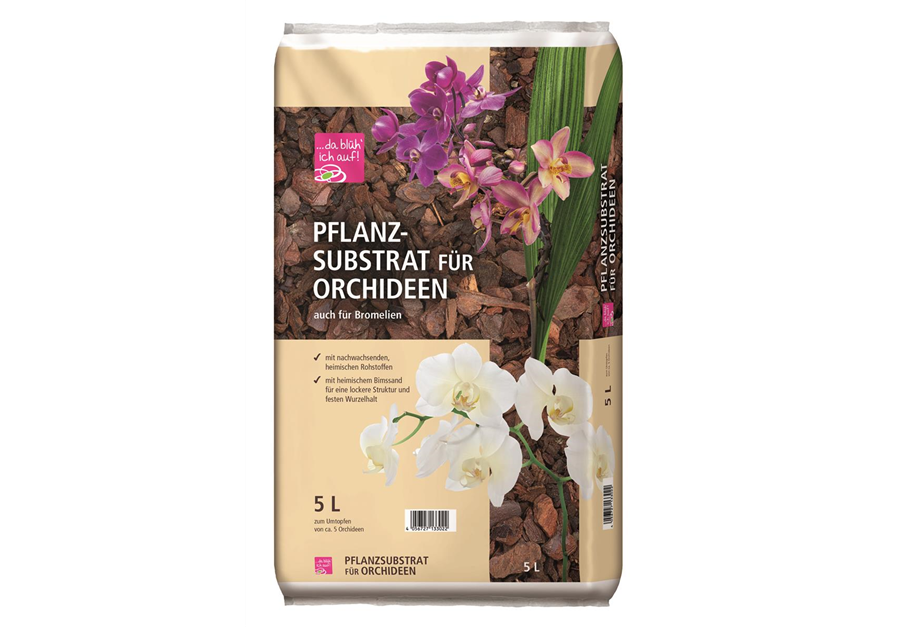 Pflanzsubstrat für Orchideen, da blüh ich auf Eigenmarke - da blüh ich auf
